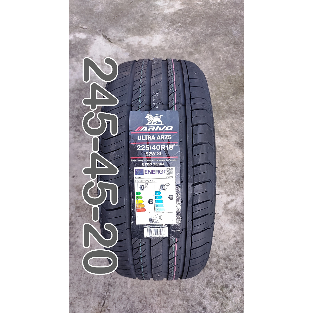 小李輪胎 英國 ARIVO 里沃輪胎 ARZ5 245-45-20 大陸製 全規格特價 各尺寸歡迎詢問詢價 | 蝦皮購物