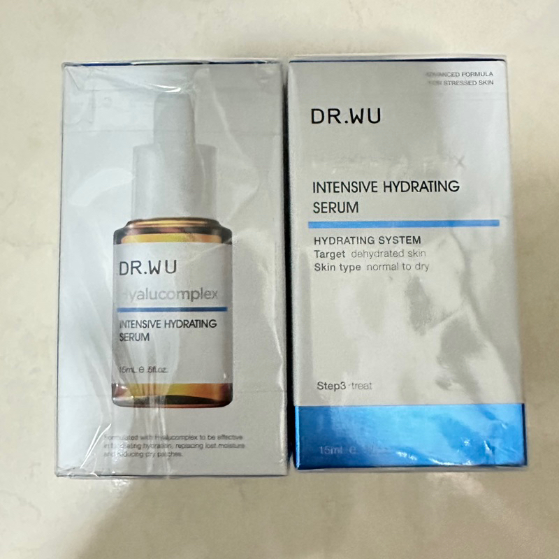 DR.WU 玻尿酸保濕精華液 15ml /5ml保濕型達爾膚 效期2027年3月全新無外盒組合拆售 | 蝦皮購物