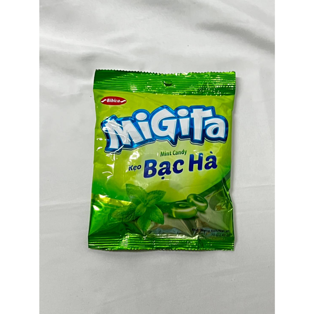 【我超便宜‼️】★即期促銷★越南Bibica MiGiTa 薄荷糖 薑糖 羅望子糖 袋裝 單顆小包裝 比比卡 | 蝦皮購物