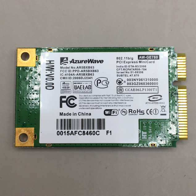 AzureWave AW-GE780 AR5BXB63 二手筆電網卡-A10 | 蝦皮購物