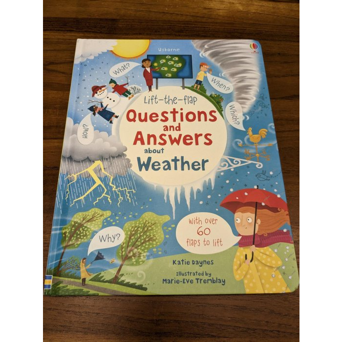 Usborne Questions & Answers about Weather (精裝)(近全新) | 蝦皮購物