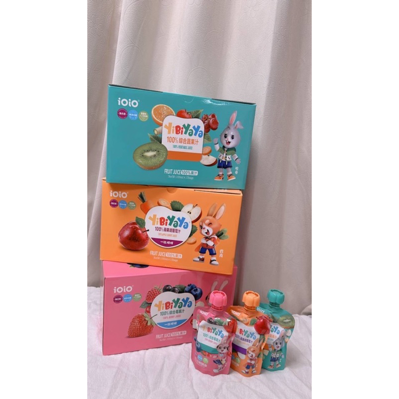 快速出貨[現貨]iOiO YiBiYaYa 100%果汁系列15入 可混搭 | 蝦皮購物