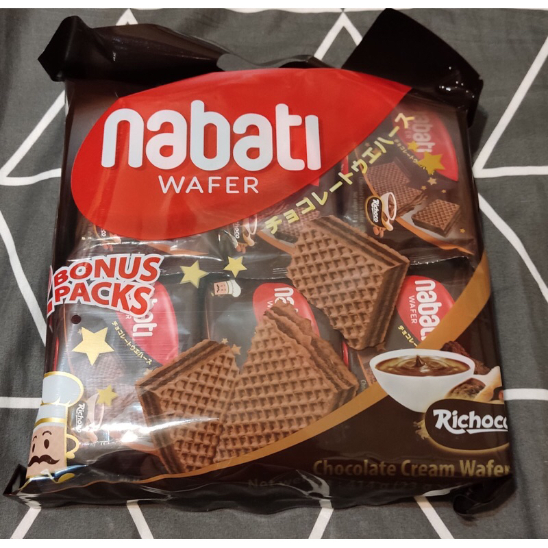 Nabati 巧克力 起司 花生 威化餅 414g 餅乾 零食 麗芝士 | 蝦皮購物