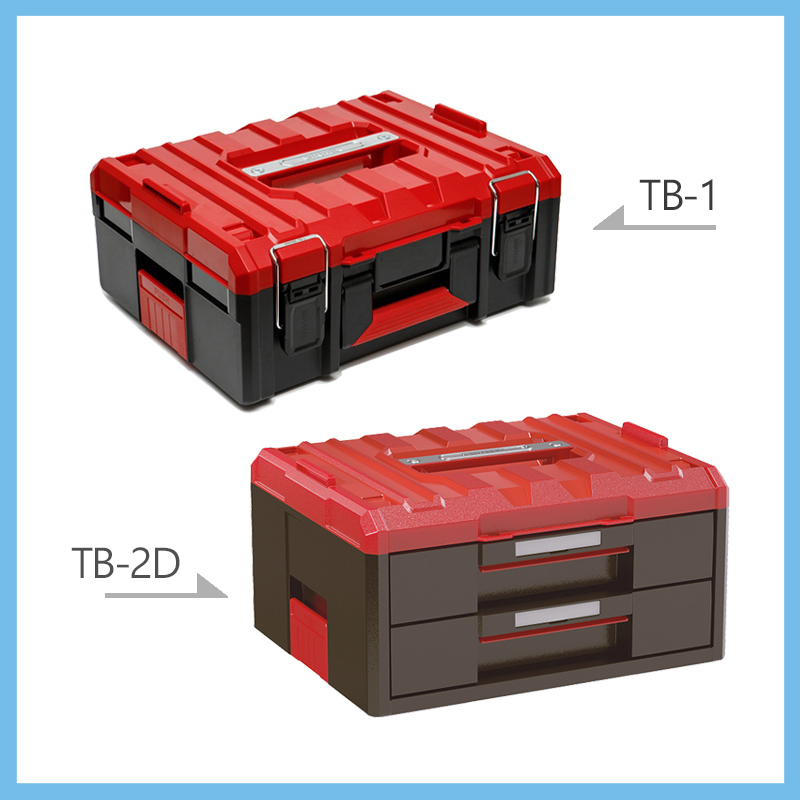 TB-1單層 / TB-2D 雙層職人旗艦重載工具箱 樹德 可堆疊收納箱 收納盒 手提箱 零件箱 器具箱 分層箱 螺絲箱 | 蝦皮購物