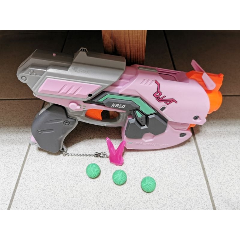 NERF Rival Overwatch D.Va/決戰系列/鬥陣特攻聯名D.Va球彈發射器/橙機有改 | 蝦皮購物