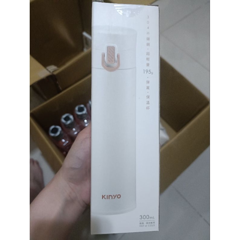 kinyo 304不鏽鋼超輕量彈蓋保溫杯 | 蝦皮購物