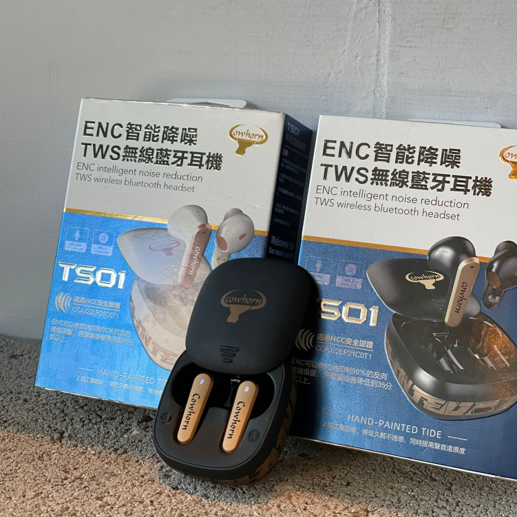 《良匠通訊》Cowhorn TWS無線藍芽耳機 ENC智能降噪 TS01 耳機 藍芽 音響級藍牙耳機 高品質 | 蝦皮購物