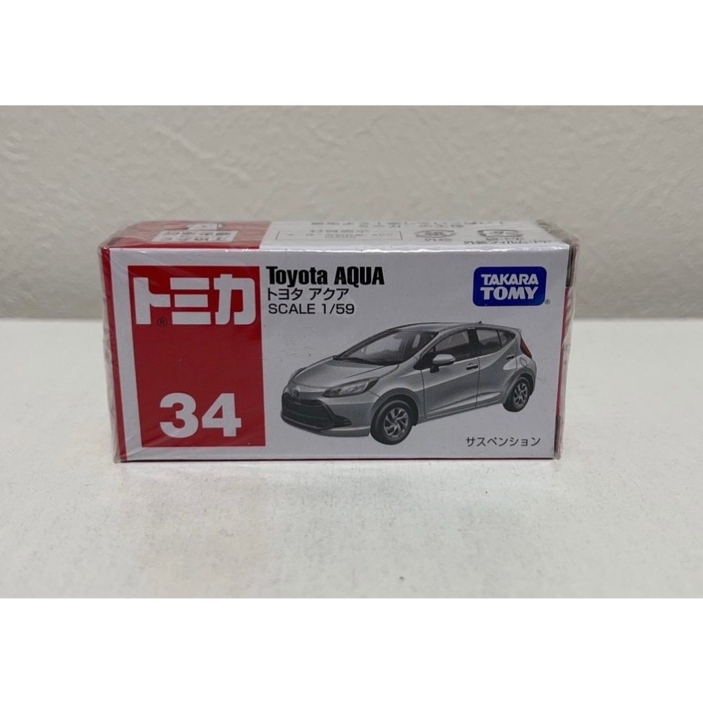 《GTS》純日貨 TOMICA多美小汽車NO34 豐田 Aqua 193883 | 蝦皮購物