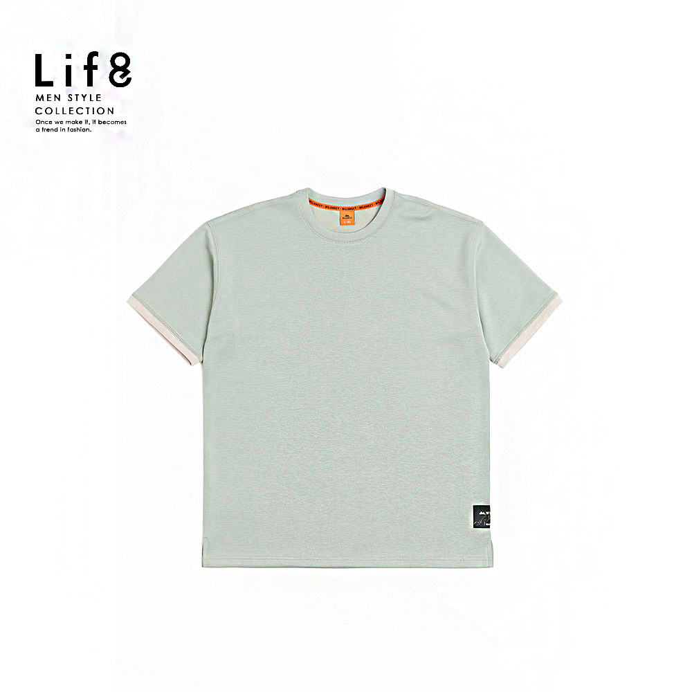 Life8-WILDMEET 太空輕柔拼接 短袖上衣-61140 | 蝦皮購物