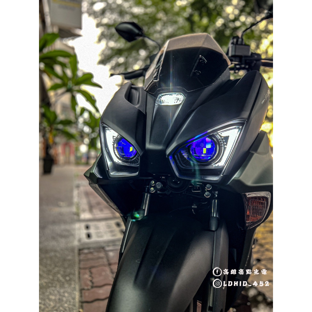 【高雄亮點】Force2.0 合法大燈組 LED大燈 魚眼大燈 大燈總成 LED魚眼 合法 Force二代 惡點靈大燈 | 蝦皮購物