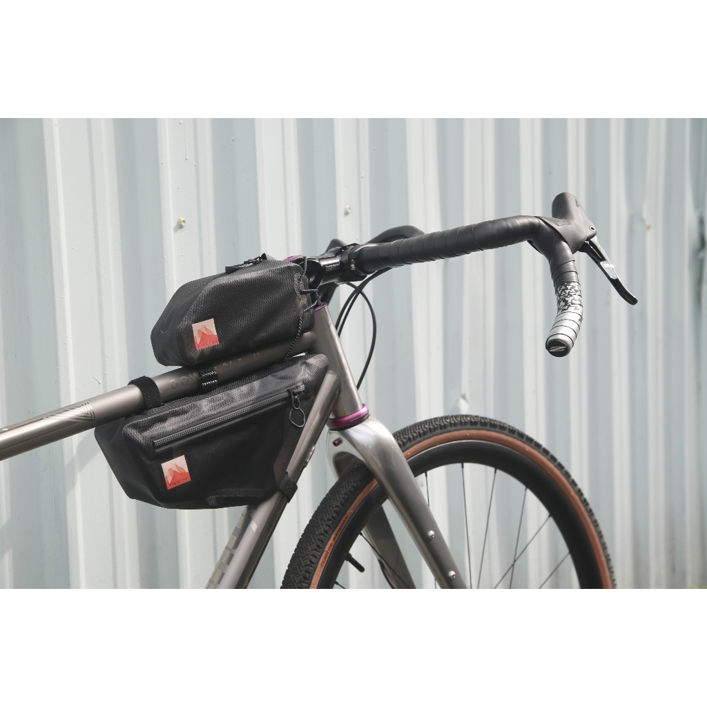 WOHO BIKE XTouring 防水車架包S & 防水上管包 黑迷彩鑽石紋 單車旅行環島首選精品北高雙塔 | 蝦皮購物
