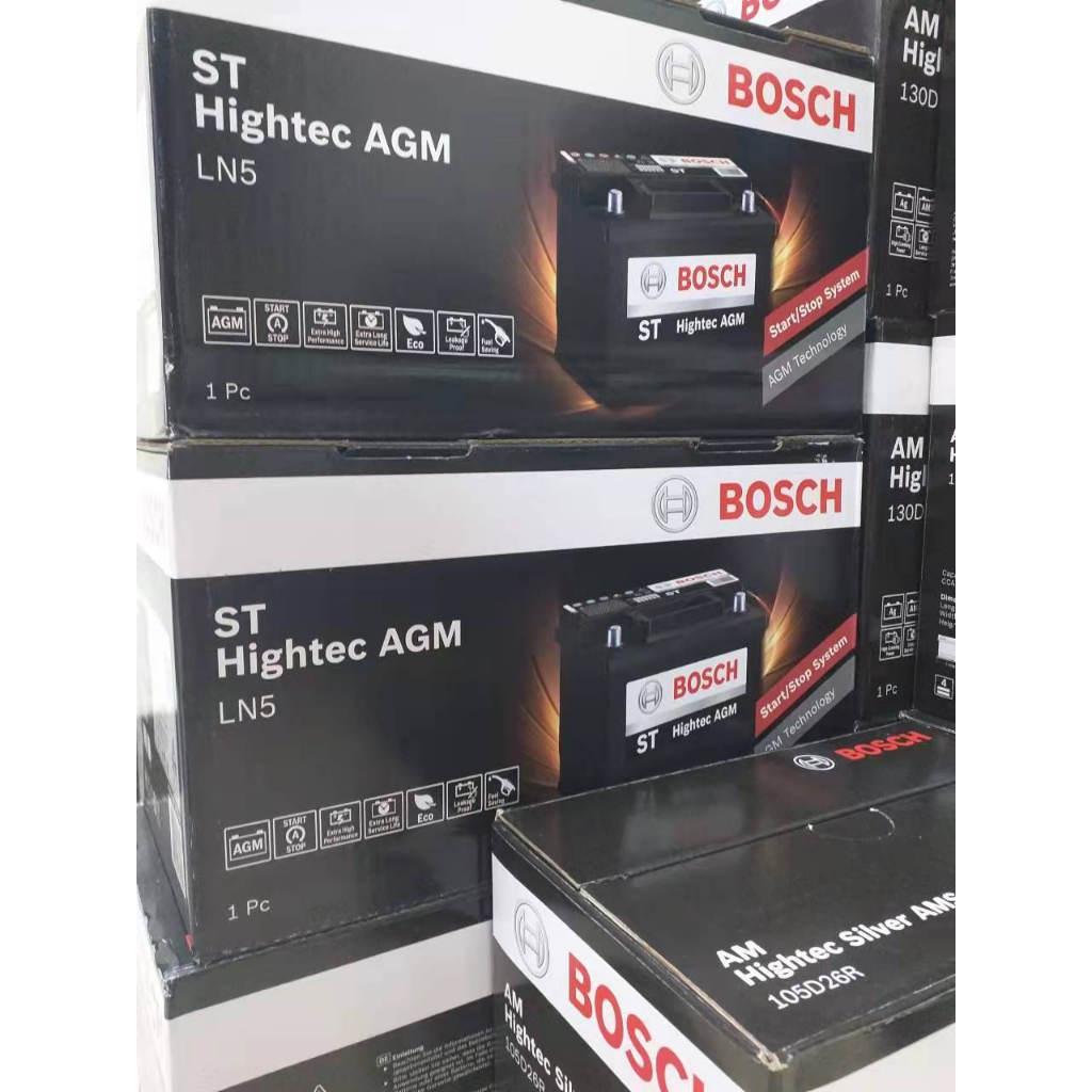 【德國品牌 Bosch (博世)】AGM LN5 銀合金 全新 免加水 原廠汽車電瓶 免運 | 蝦皮購物