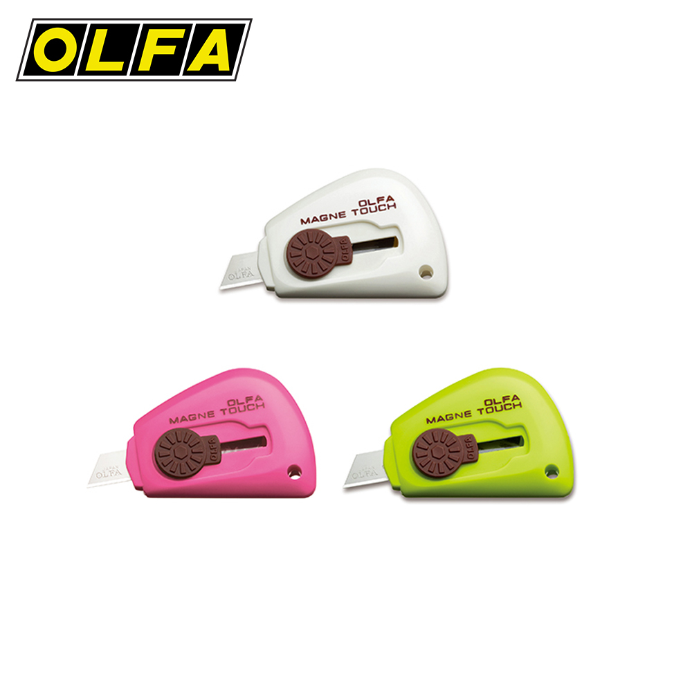 【King PLAZA】OLFA 磁性小刀 TK-3M 隨身小刀 白 粉 綠 隨機出貨 | 蝦皮購物