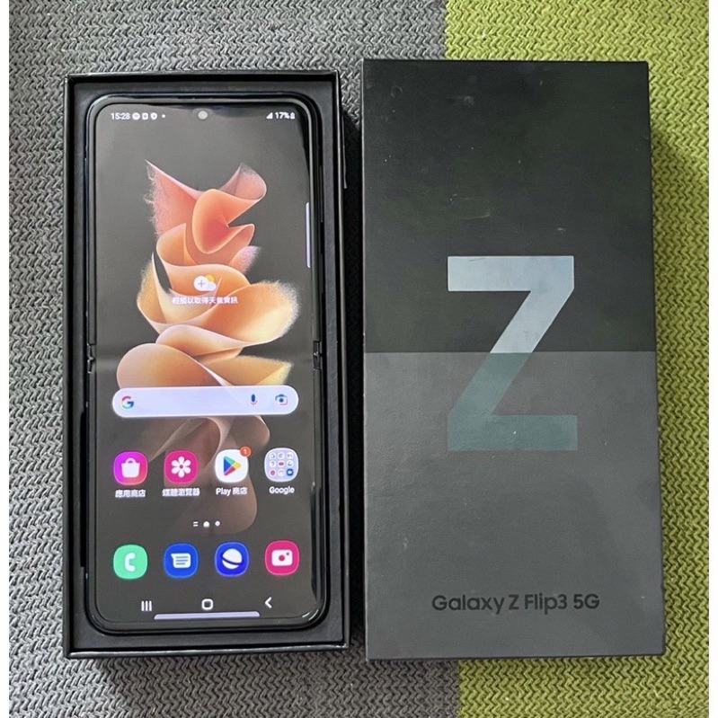Samsung Z Flip 3 5G 256G 綠 Zflip3 Flip3 256 ZFlip 三星 摺疊 螢幕刮傷 | 蝦皮購物