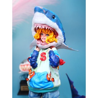 Entei ryu SHARKID サメキッド 鯊魚子 塗裝完成品 模型 GK 公仔 | 蝦皮購物