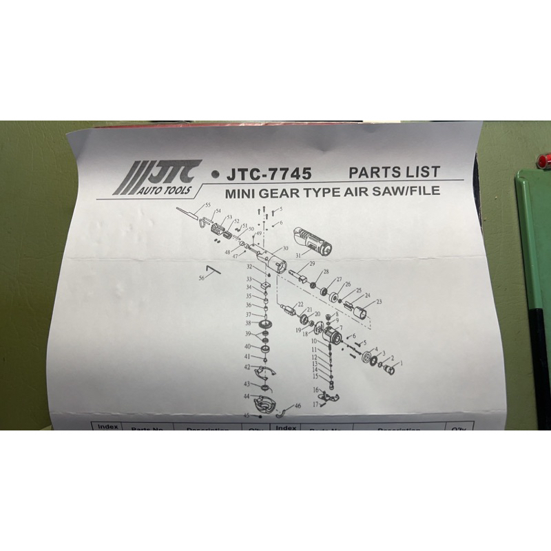 零件賣場【YOYO汽車工具】JTC-7745 齒輪式小型氣動鋸/銼 齒輪式 氣動鋸 氣動銼 氣動工具 維修 修理 | 蝦皮購物