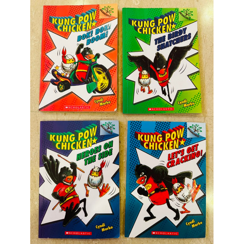 scholastic Branches 橋樑書 樂讀系列 Kung Pow Chicken 四書套書 | 蝦皮購物