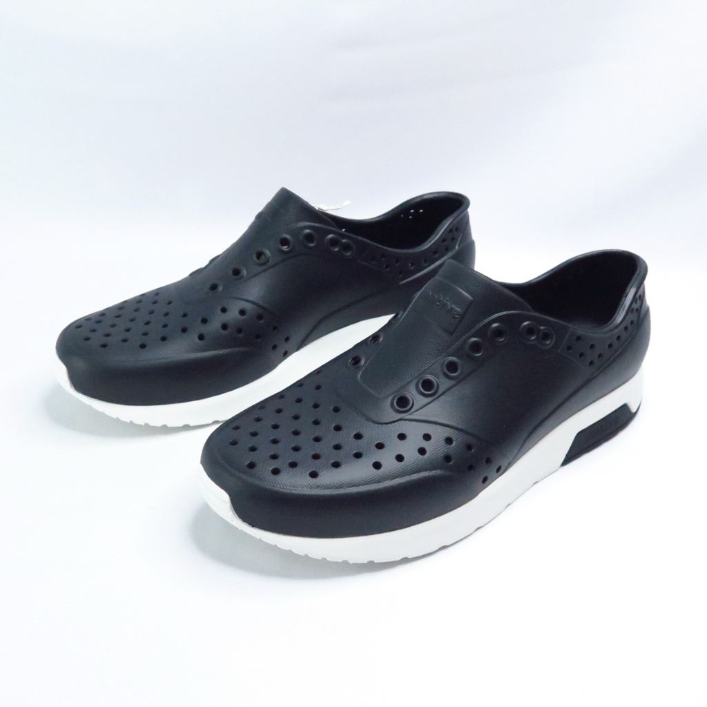Native LENNOX 男女款 洞洞鞋 防水 111050001105 瞬黑x貝殼白【iSport愛運動】 | 蝦皮購物