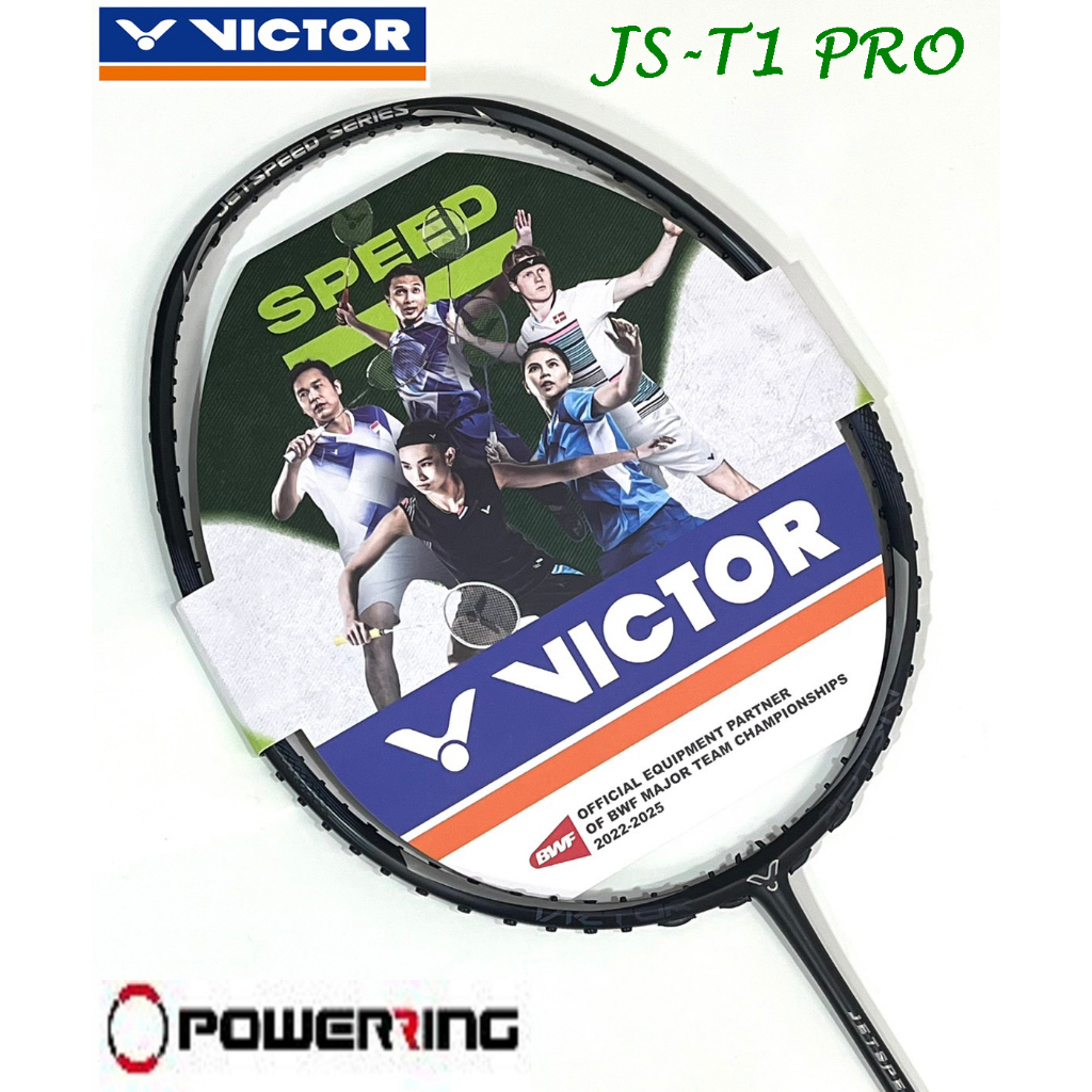 【大自在】免運 VICTOR 勝利 羽球拍 極速 JETSPEED S T1 羽毛球拍 速度型 JS-T1 PRO | 蝦皮購物