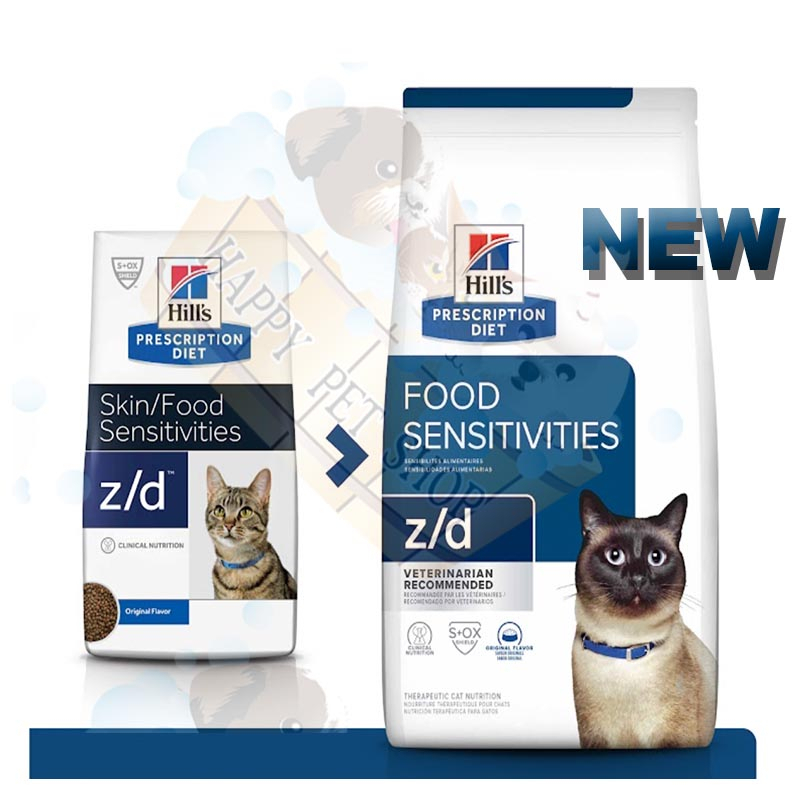 希爾思 Hill's 貓用 z/d(zd) 4磅(1.81kg)~貓處方飼料皮膚過敏及食物 Hills 同皇家SC2 | 蝦皮購物