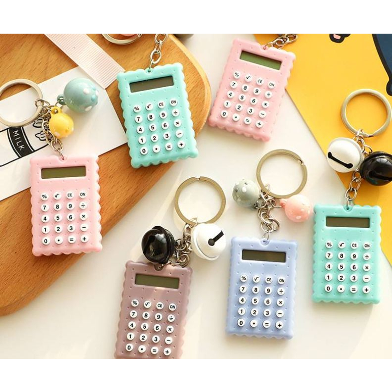 【singcoco】不挑色 迷你計算機 造型計算機 鑰匙圈計算機 口袋計算機 隨身計算器 | 蝦皮購物