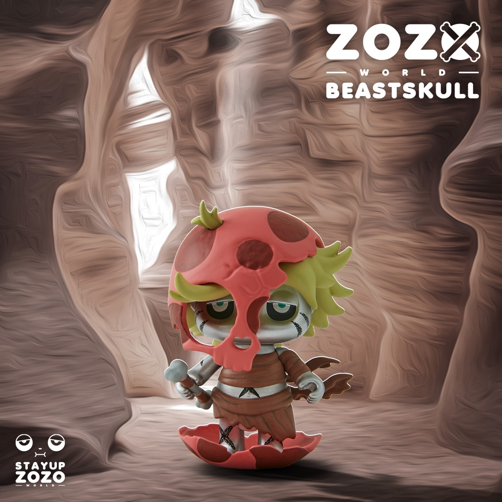【DT小舖】正版 ZOZO WORLD BEASTSKULL 獸骨物語 系列 盲盒 劍齒虎惡霸 (台灣現貨) | 蝦皮購物