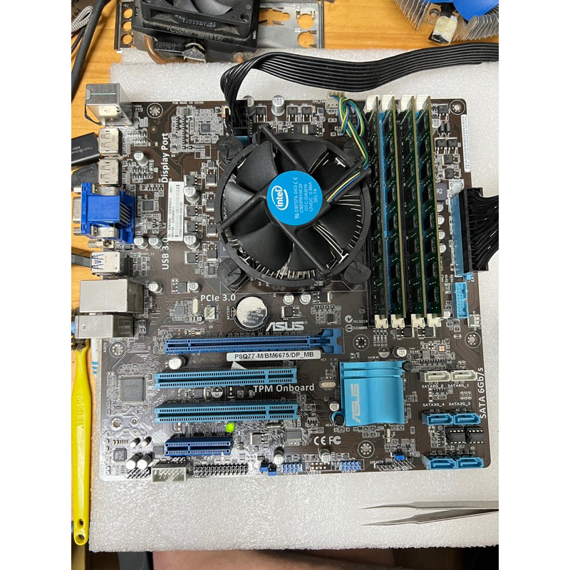 ASUS Q87M-PLUS+E3-1231V3+D3 4G*4 | 蝦皮購物