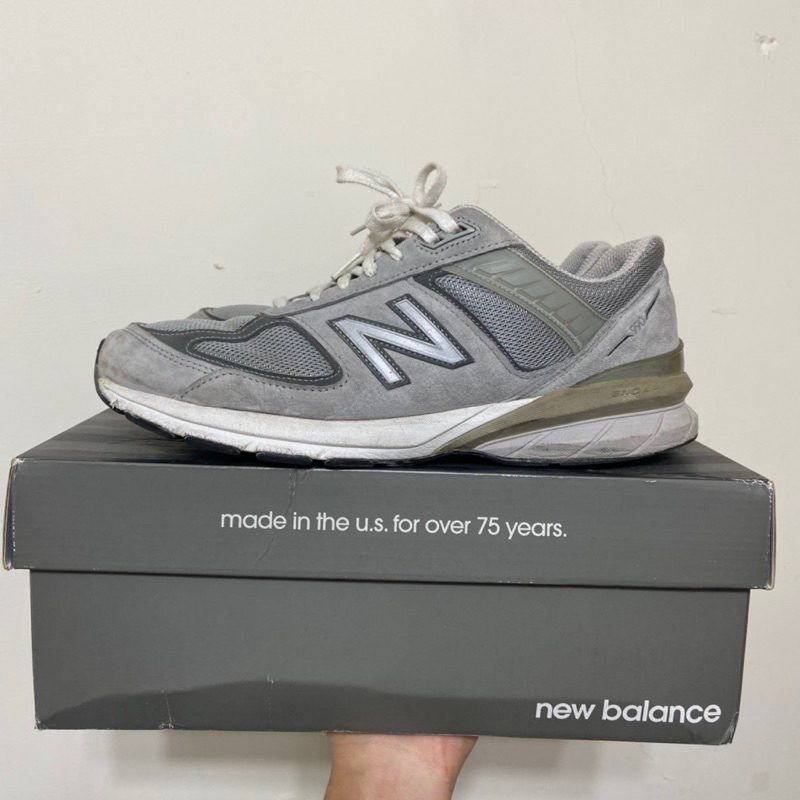 New balance 990v5 元祖灰 us10.5 2E | 蝦皮購物