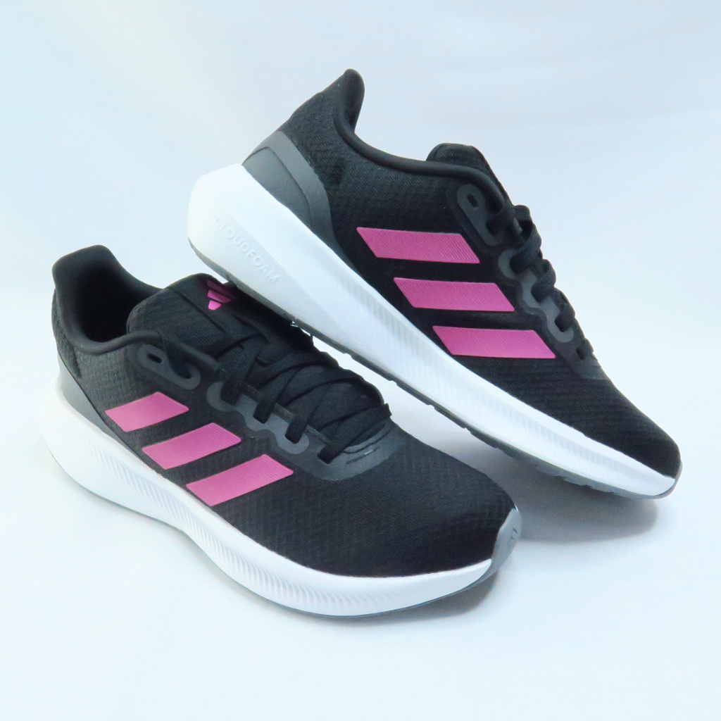 ADIDAS RUN FALCON 3.0 女慢跑鞋 HP7560 透氣 緩震 黑粉白【iSport愛運動】 | 蝦皮購物