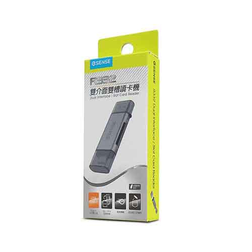 【Esense 逸盛】R332 雙介面 讀卡機 USB Type-c 雙卡 SD MicroSD | 蝦皮購物
