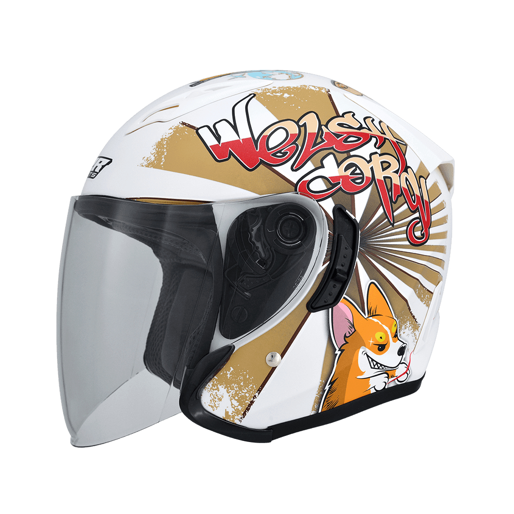 M2R J-5 安全帽 J5 6 柯基 特仕版 內襯可拆 內藏墨鏡 半罩 | 蝦皮購物