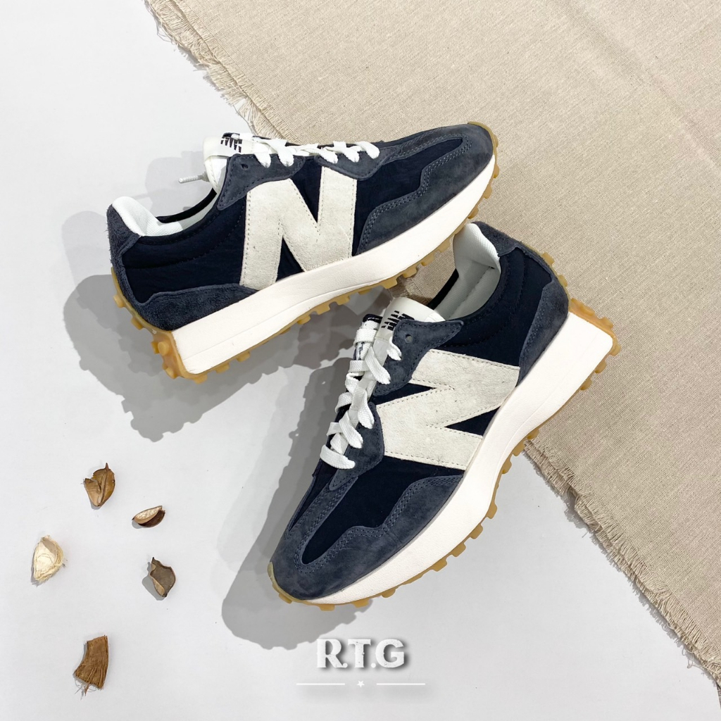 【RTG】零碼 NEW BALANCE 327 MS327KB1 黑灰 焦糖底 復古 N字鞋 休閒 US5/23CM | 蝦皮購物