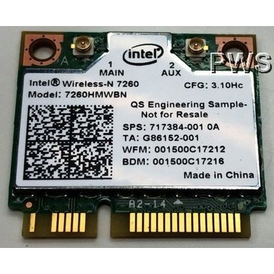 【全新 筆電用 Intel Dual Band Wireless-N 7260 7260HMW 】 | 蝦皮購物