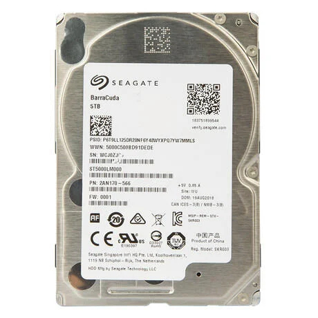 [龍龍3C] 希捷 Seagate 2.5吋 新梭魚 5TB 5T SATA 筆記型硬碟 ST5000LM000 OEM | 蝦皮購物