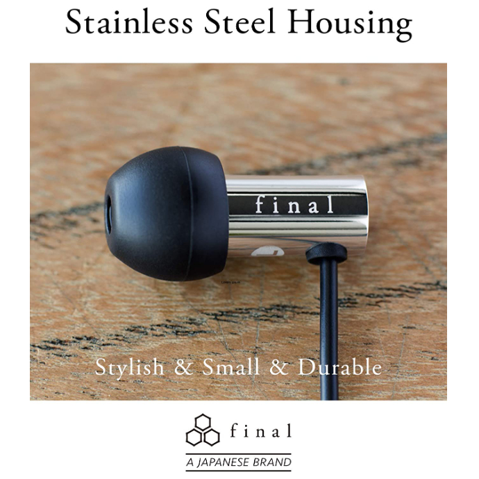 日本 Final E3000 耳道式耳機 附原廠收納袋 E3000C E2000 E2000C 入耳式耳機 動圈式無氧銅 | 蝦皮購物