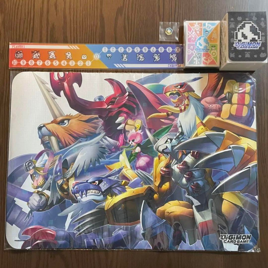 【卡牌魔女】現貨 Bandai萬代 DTCG 數碼寶貝 初代 PB-01 限量禮盒 卡墊 卡盒 卡套 記憶刻板 特卡 | 蝦皮購物