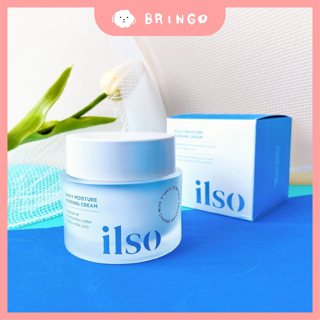 【BRINGO】Ilso 神經醯胺布丁水凝霜 乳霜 面霜 神經醯胺 水凝霜 | 蝦皮購物