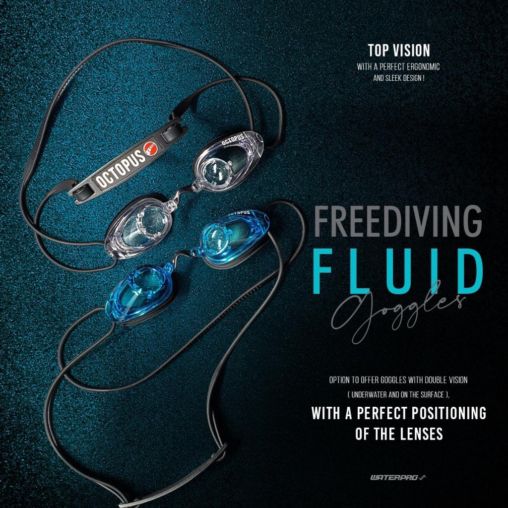 【WaterPro官方旗艦店】{Octopus}- Freediving fluid goggles 液態泳鏡 自由潛水 | 蝦皮購物