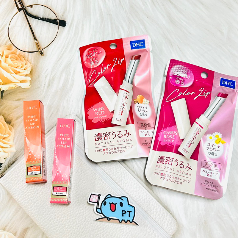【彼比特】 DHC 純欖潤色護唇膏 SPF13 甜心粉 玫瑰紅 元氣橙 濃密保濕綻色潤唇膏 有色版 純欖護唇膏 | 蝦皮購物