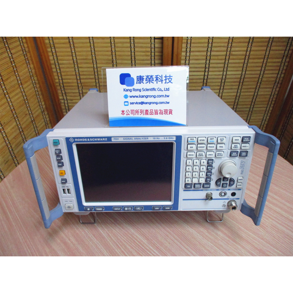 康榮科技二手儀器R&S FSV3/B22/B29/K40 Signal/Spectrum Analyzer,3.6GHz | 蝦皮購物