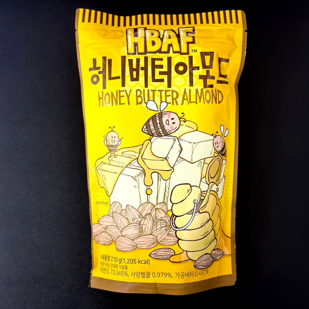 台灣現貨 大包 HBAF 190g 210g 韓國杏仁 大包 中包 40g大隨身包 多種口味! 杏仁果 花生 | 蝦皮購物