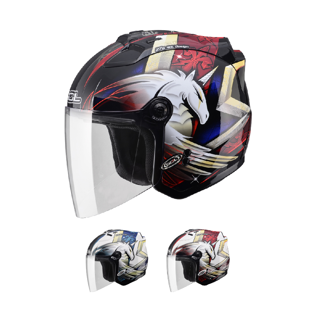 【iMini SOL 27S 獨角獸三代】3/4罩式 安全帽 27S LED 開放式 內墨鏡 雙D扣 SOL | 蝦皮購物