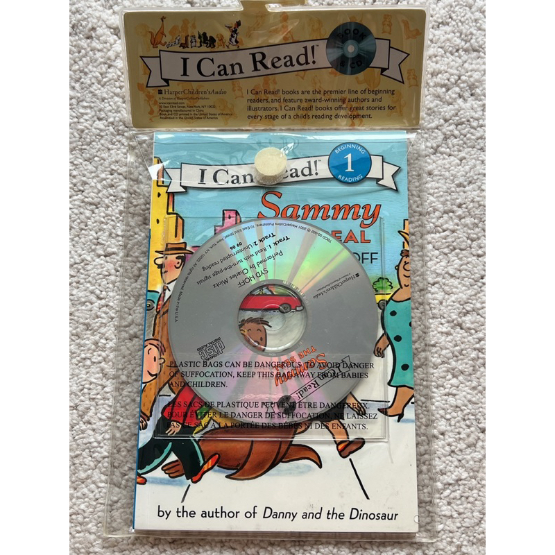 全新附CD ｜ I Can Read! ｜正版 SAMMY THE SEAL｜汪培珽老師推薦書單｜幼兒兒童英文分級書 | 蝦皮購物