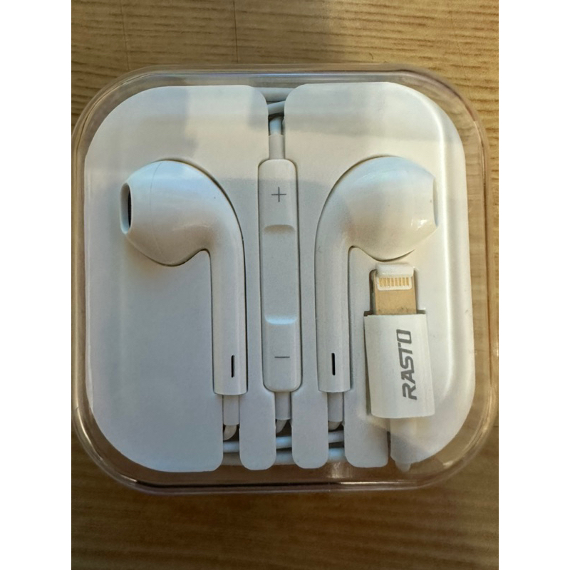 中景科技 E-BOOKS RASTO RS41 Lightning 連接器 For iOS 蘋果專用線控耳機 | 蝦皮購物