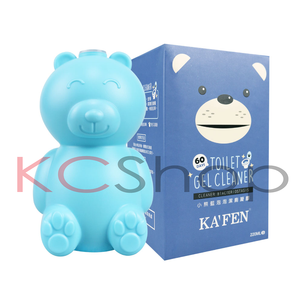 KAFEN 小熊藍泡泡潔廁凝膠（220ml）【kcshop】 | 蝦皮購物