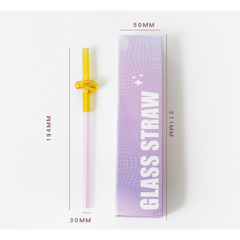 有感選物 ︎台灣現貨 扭扭創意彩色玻璃吸管 環保吸管 | 蝦皮購物
