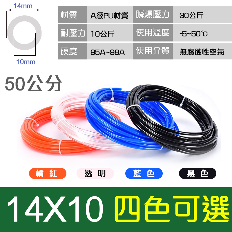 草屯現貨💥氣動軟管 氣泵PU氣管 高壓軟管 PU管 風管 氣管 4 6 8 10 12 14 16MM 氣動接頭氣管 | 蝦皮購物
