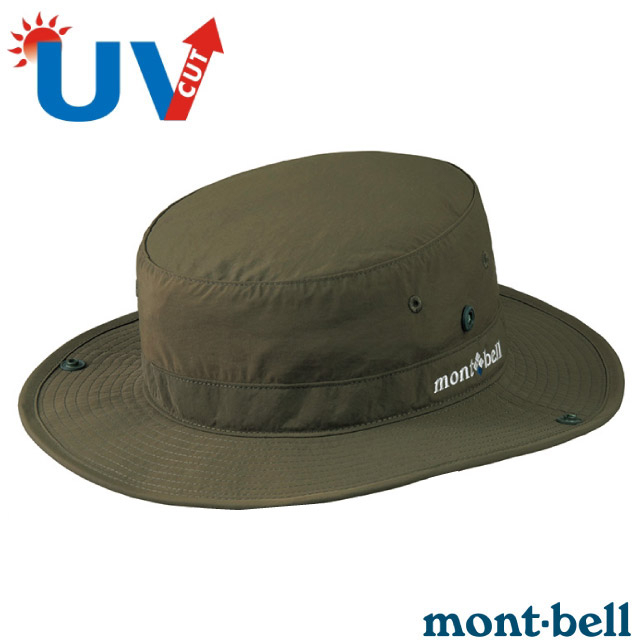 【mont-bell 日本】透氣防曬漁夫帽 Fishing Hat.圓盤帽.遮陽帽.可折疊收納_卡其綠_1118603 | 蝦皮購物
