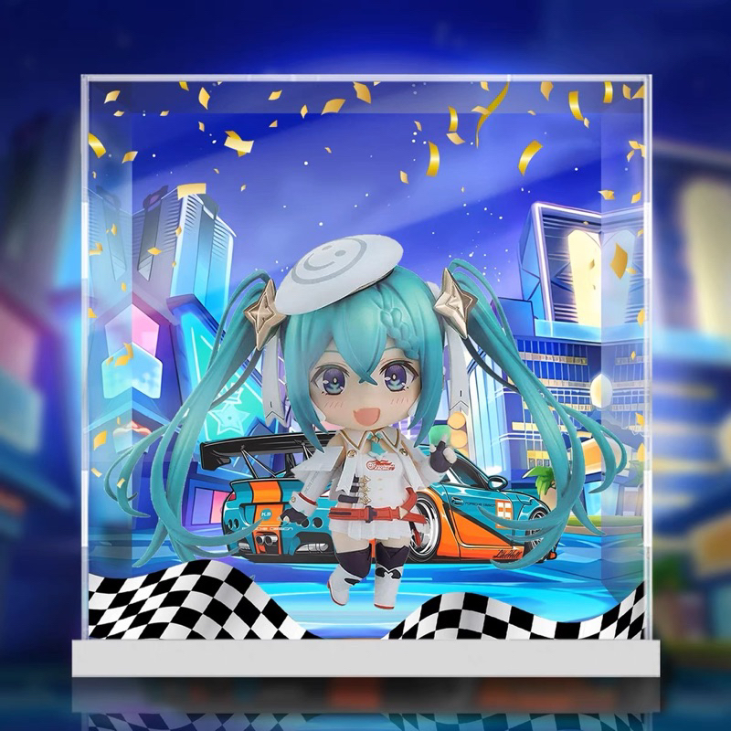 《Yao 挖寶趣》GSC 2156 初音未來GT計畫 RACING MIKU 2023Ver. 黏土人 專用展示盒 | 蝦皮購物