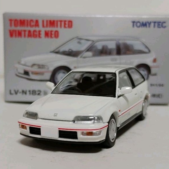 Tomytec 1/64 TLV LV-N182b Honda CIVIC SiRII EF 本田 喜美 | 蝦皮購物